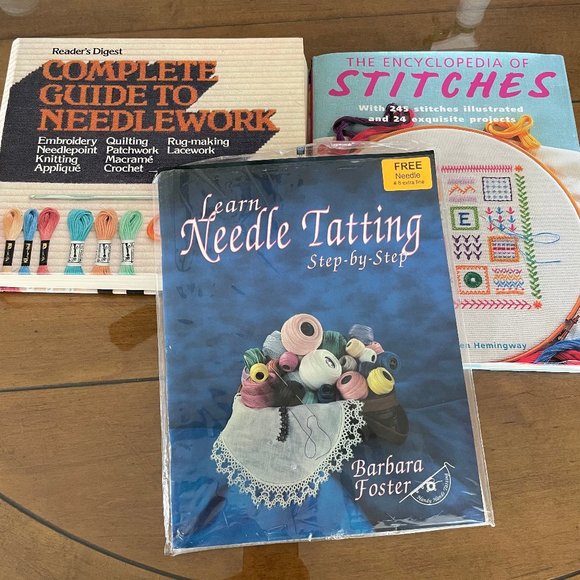 Readers Digest | Other | Needlework Stitches Tatting 3 Books | Poshmark